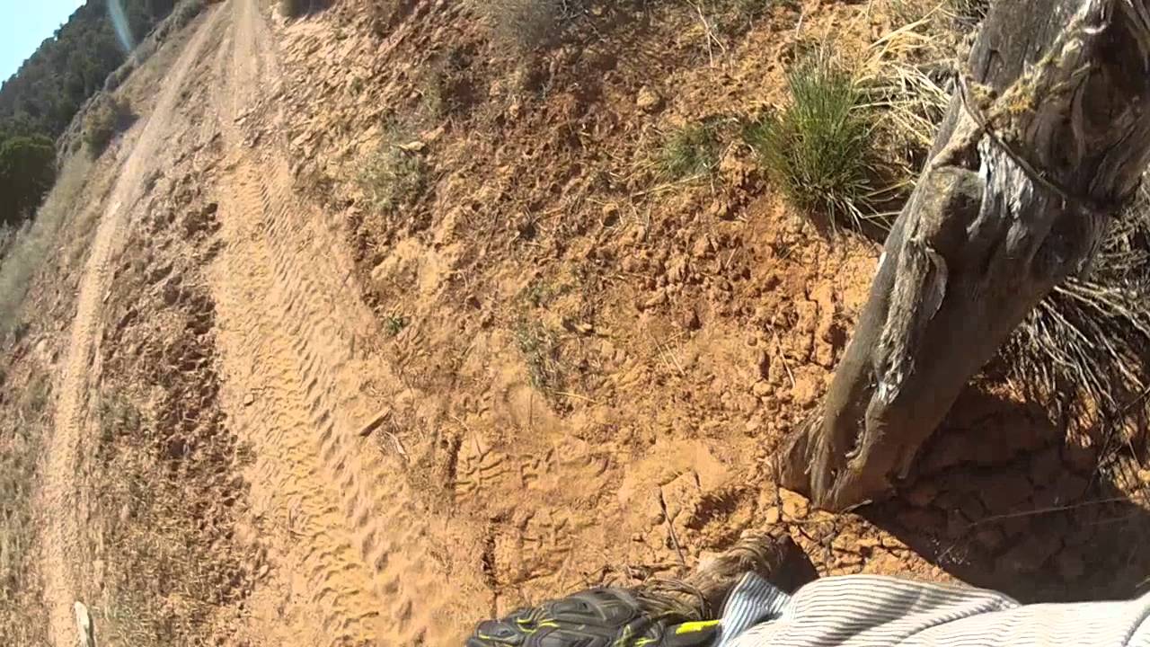 TW200 on the Wolverine Loop and the Burr Trail switchbacks in Utah ...