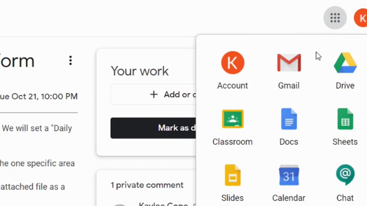 TUTORIAL: How to send a message through Google Classroom or Gmail - YouTube