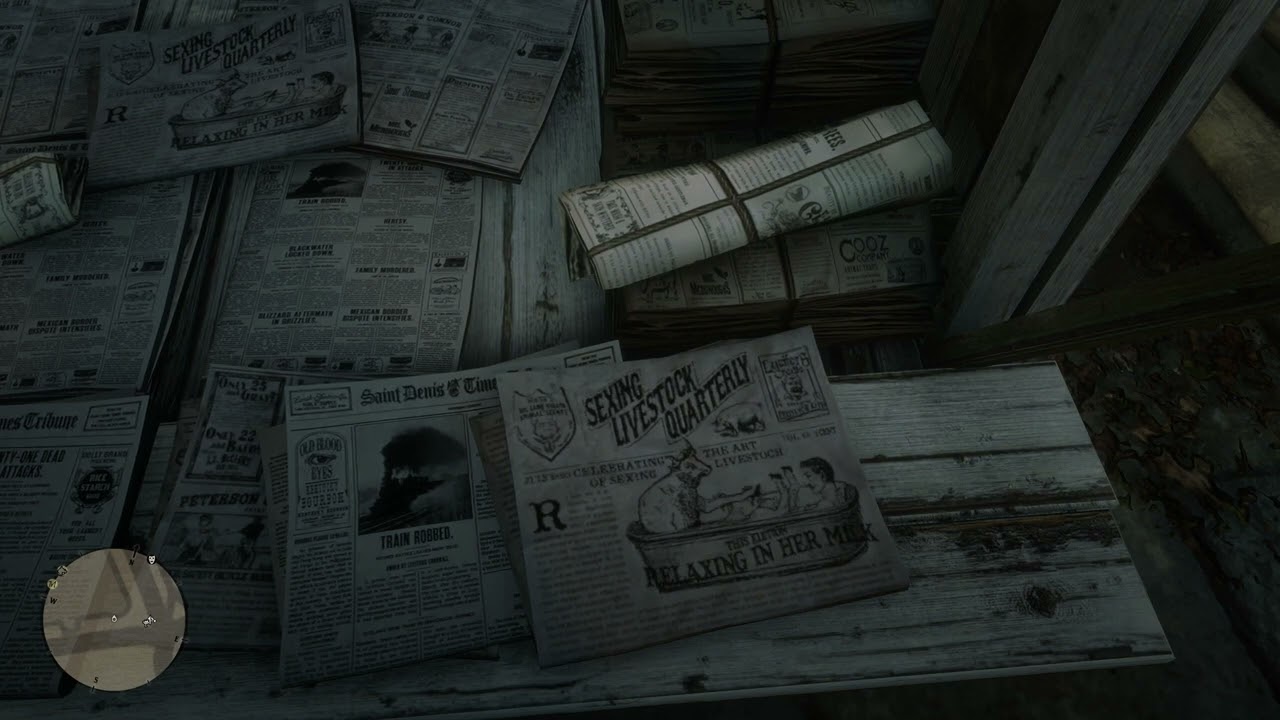 19th century porn magazine - Red Dead Redemption 2 - YouTube