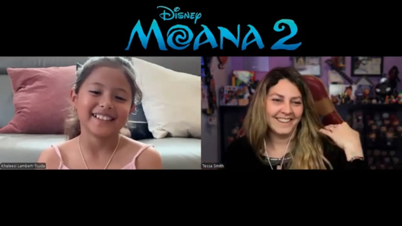 Moana 2's Khaleesi Lambert-Tsuda On Lending Her Voice To Simea & Potential Moana 3 Return - YouTube
