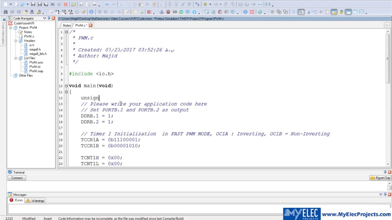 Timer Project 2 Part 2 Avr Microcontroller Design Tutorials Youtube