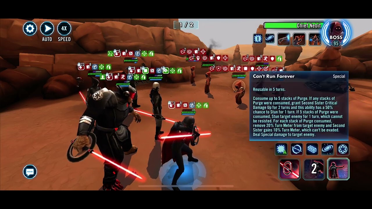 SWGOH - Updates Reva Mission - No Mod Shift Win - YouTube