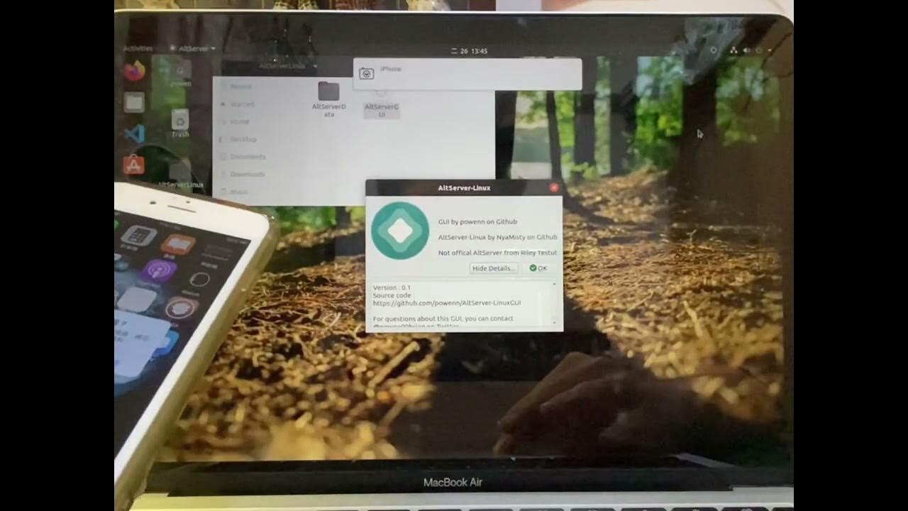 AltServer on Linux with GUI - YouTube