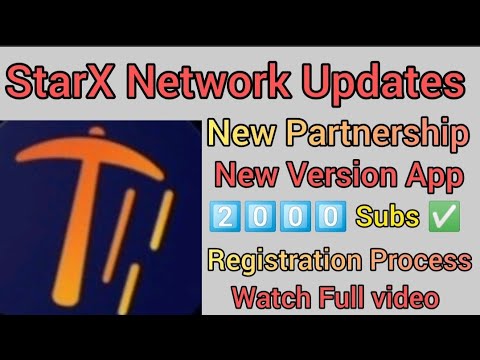StarX Network Updates|| StarX Partnership| New Version App|| #strx # ...