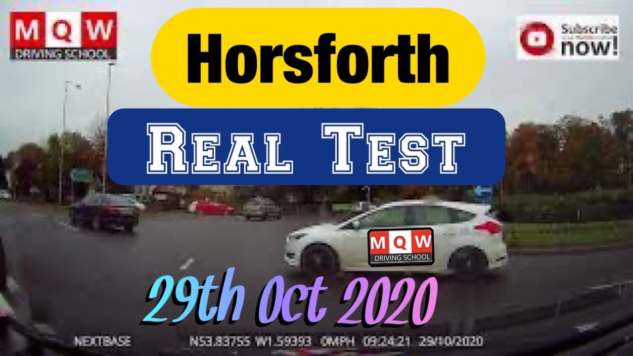 Real Horsforth | Leeds | Driving Test Route | Mock Driving Test | 29th ...