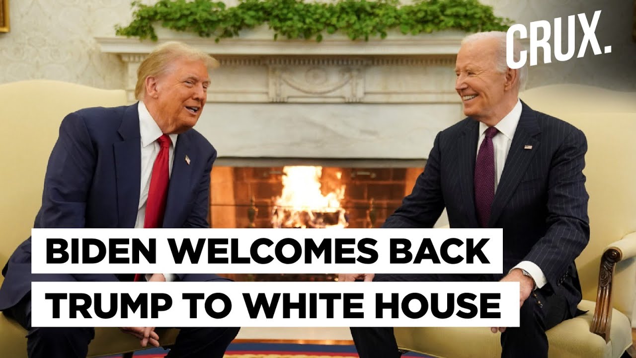 Trump Talks 'Smooth Transition' With Biden At White House, 'Jokes' To ...