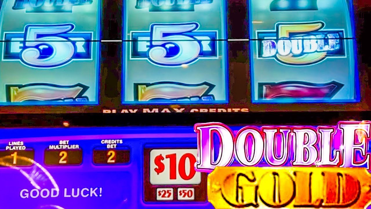 $20 Spins Old School 3 Reel Double Gold Slot - YouTube