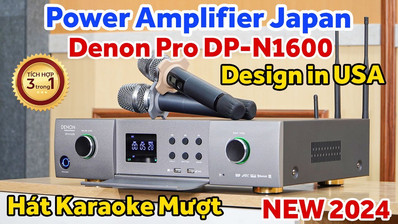 Power Amplifier kèm Micro không dây 3 trong 1, Hiện Đại Nhất 2024 ...
