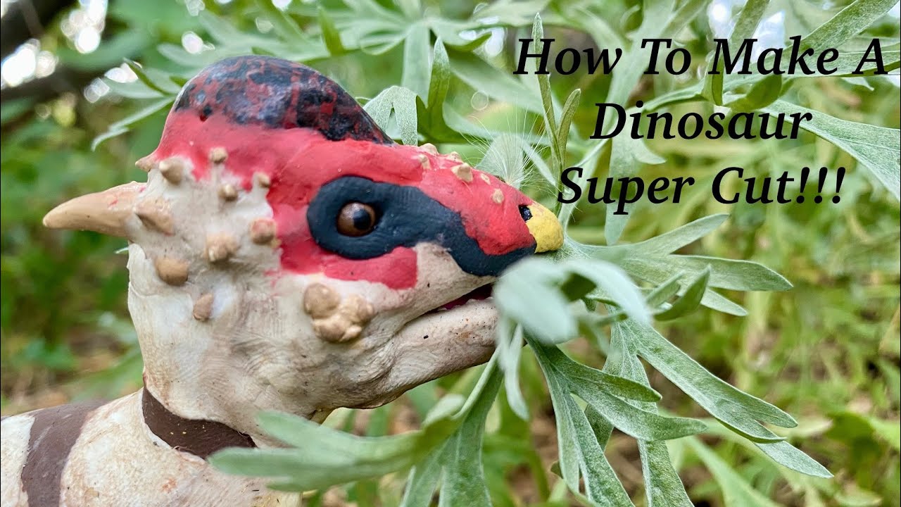 How To Make A Dinosaur! - Stop Motion Pachycephalosaurus Compilation ...