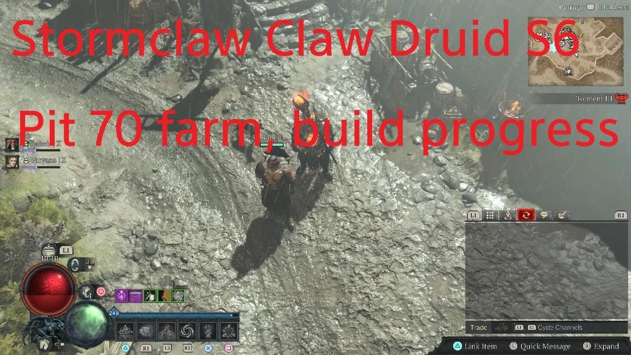 Diablo IV_STORMCLAW DRUID SEASON 6 Eternal Realm - YouTube