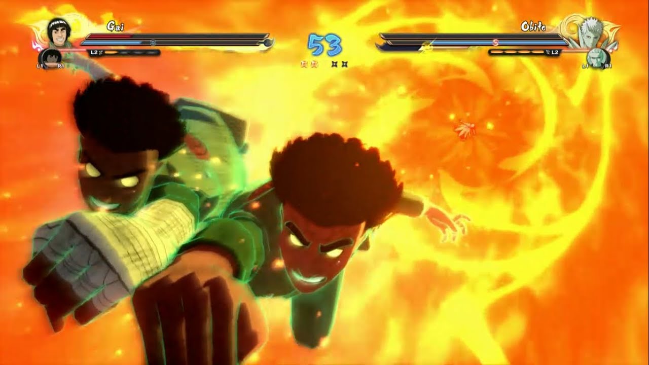 Gai & Rock Lee NEW Combination Jutsu | Naruto Shippuden Storm 4 DLC 2 ...