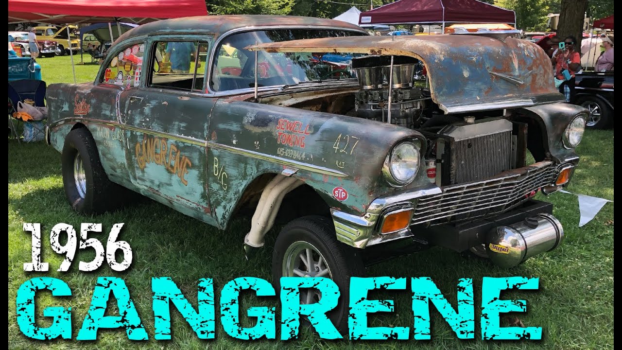 56 Chevy Gasser Walkaround - YouTube