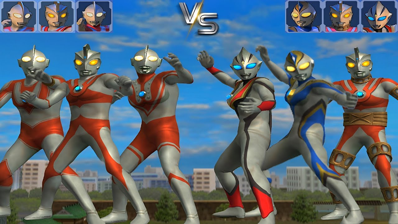 UFE3：Ultraman Jack/ACE/Zoffy VS Evil Digga/Fake Dyna/Ace Robot - YouTube