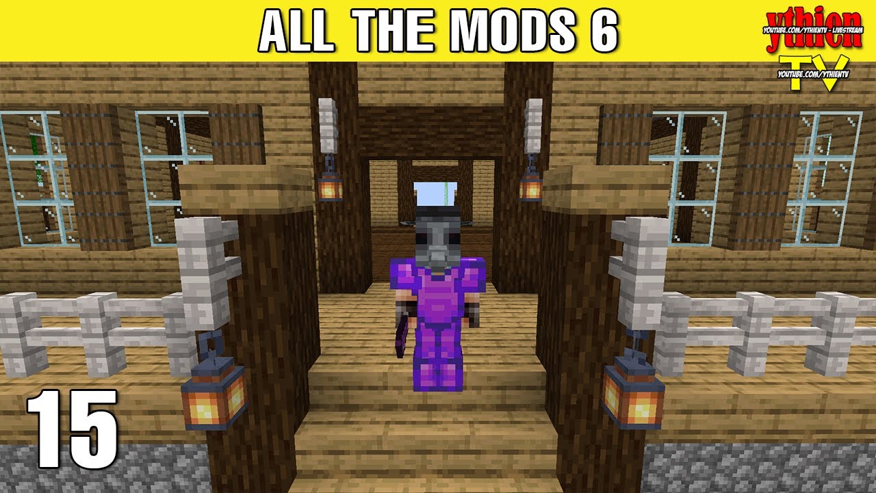 All The Mods 6 15 - Xây Dựng Biệt Thự Trong Rừng - YouTube