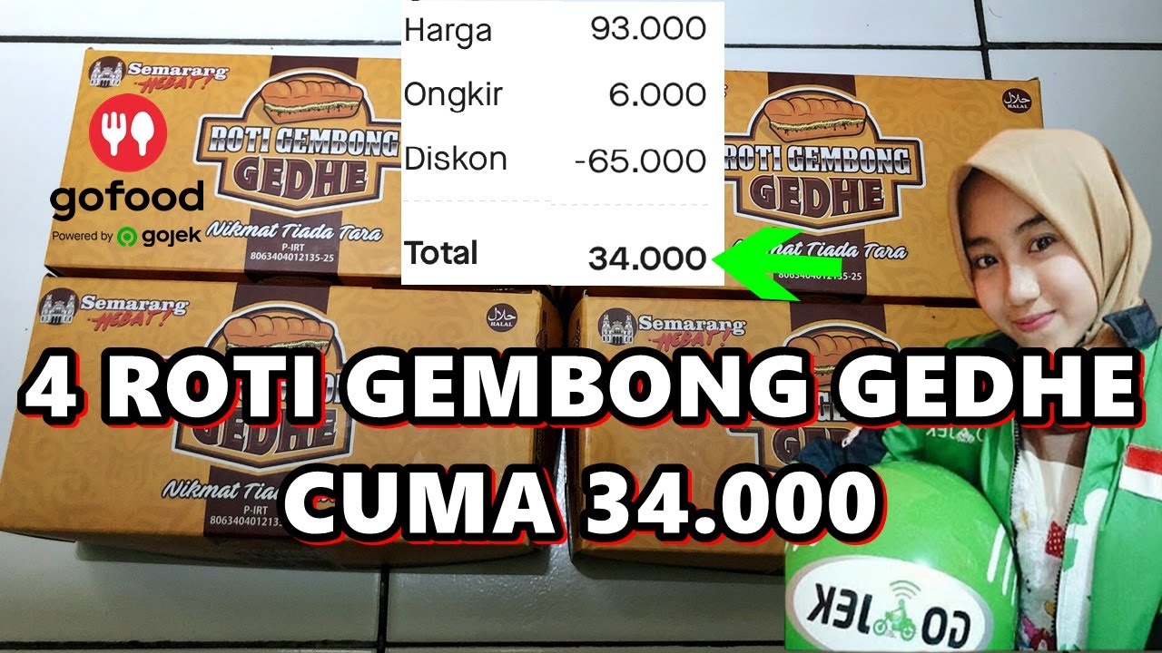 PROMO GO FOOD 2021 | ROTI GEMBONG GEDHE SEMARANG - YouTube