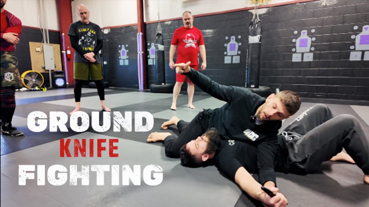 Knife Ground Fighting With Mike Cheney - YouTube