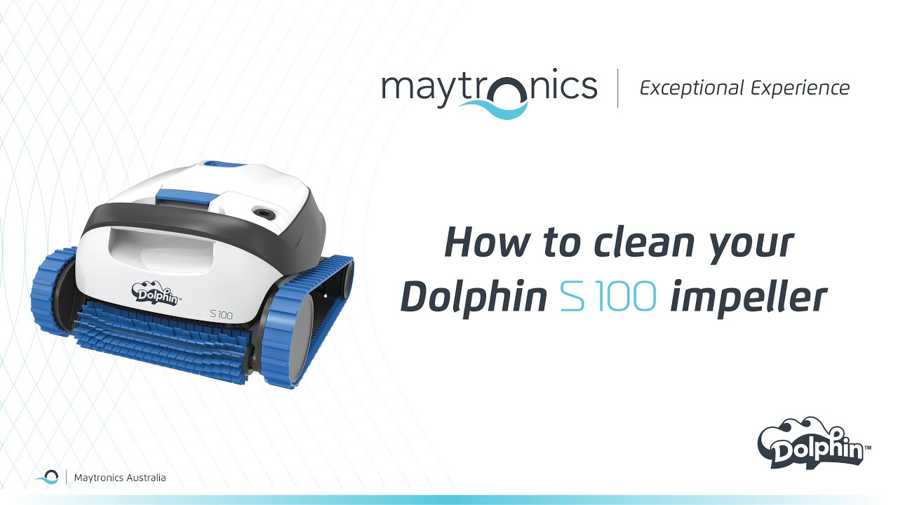 How to clean your Dolphin S100 robotic pool cleaner impeller - YouTube