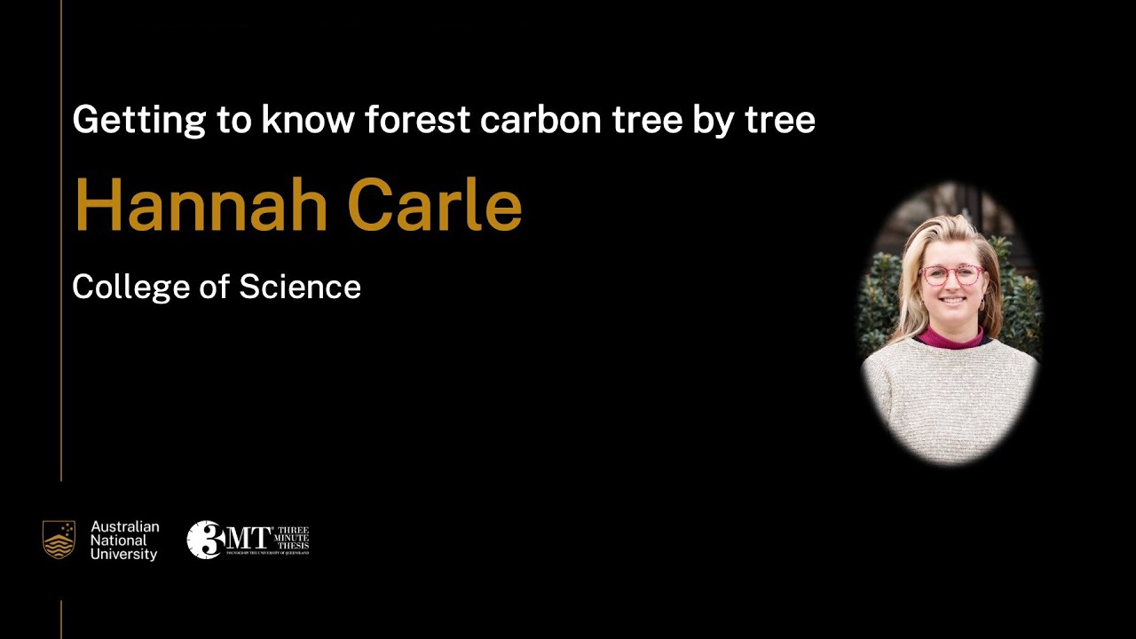 #ANU3MT 3 MINUTE THESIS COMPETITION FINAL 2022: Hannah Carle - YouTube