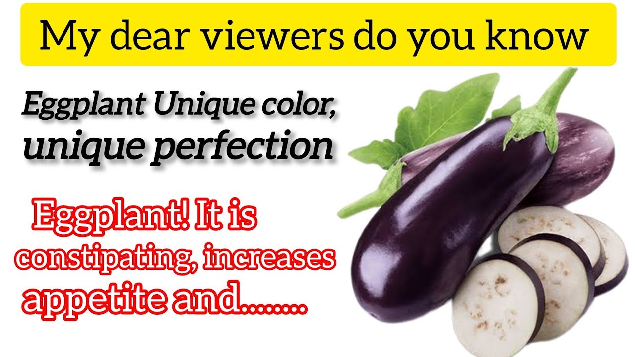 Eggplant unique color unique perfection | Natural remedy in English ...