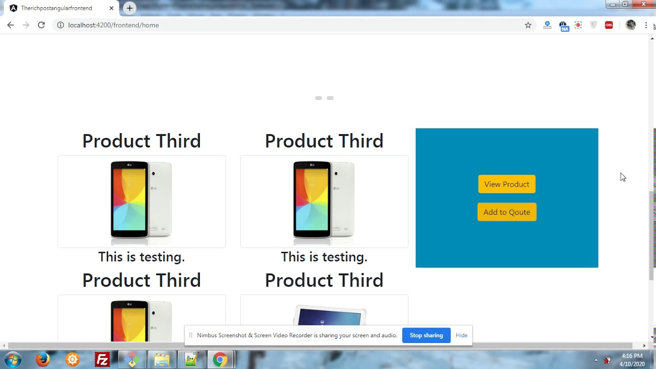 Angular Laravel Ecommerce Website Part 3 - YouTube