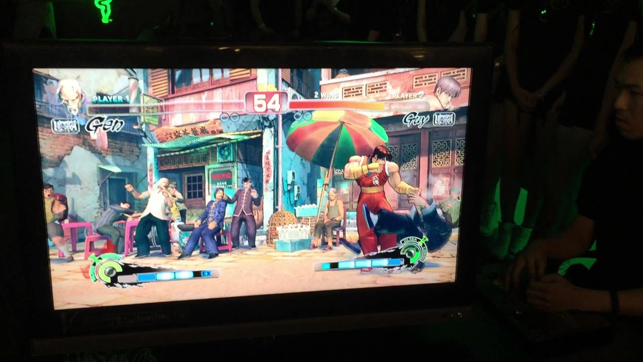 Razer Team RB vs Fuudo and Xian during Razer flagship concept store ...