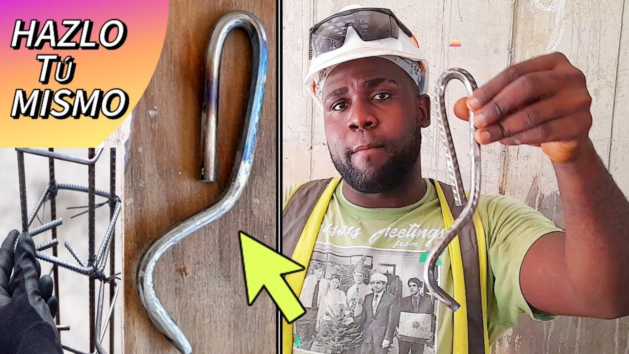 Como Hacer Un Gancho Para Amarar Varillas En 3 Minutos - YouTube