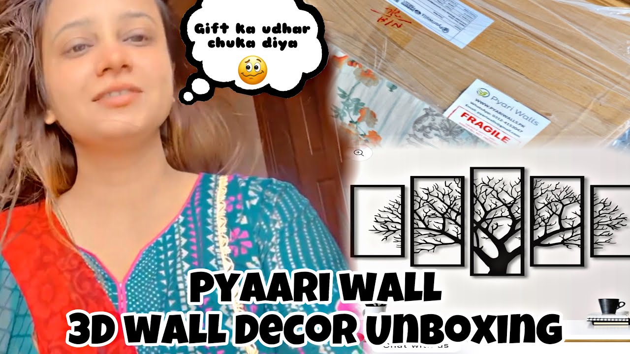 3D wall Decor by Pyari walls || 3d wall decor review || wall decor in ...