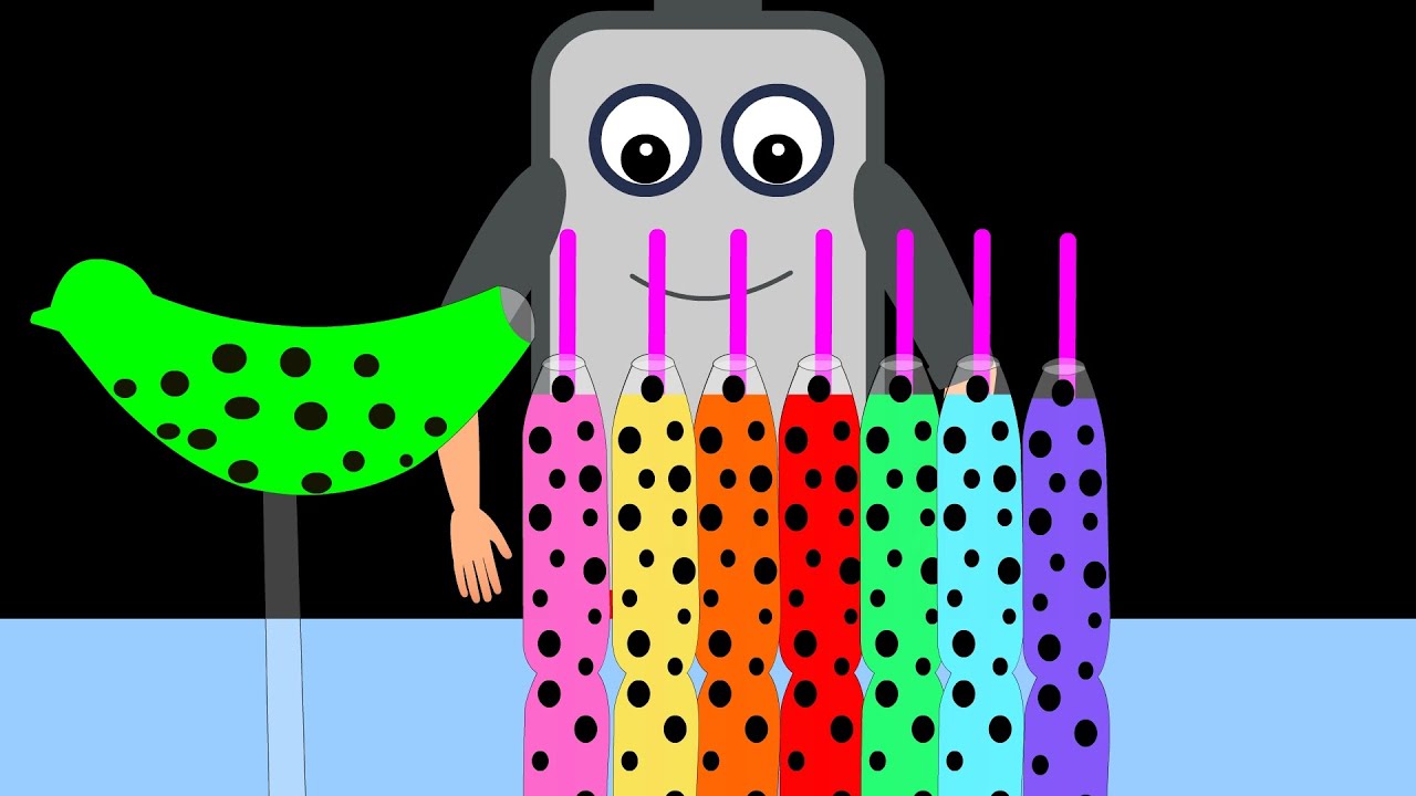 Asmr Drinking Sounds | Rainbow Party Colorful Drinks Tube | Mukbang ...