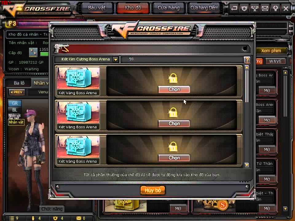 CrossFire VN - 100 God Arena Crystal crates opening - YouTube