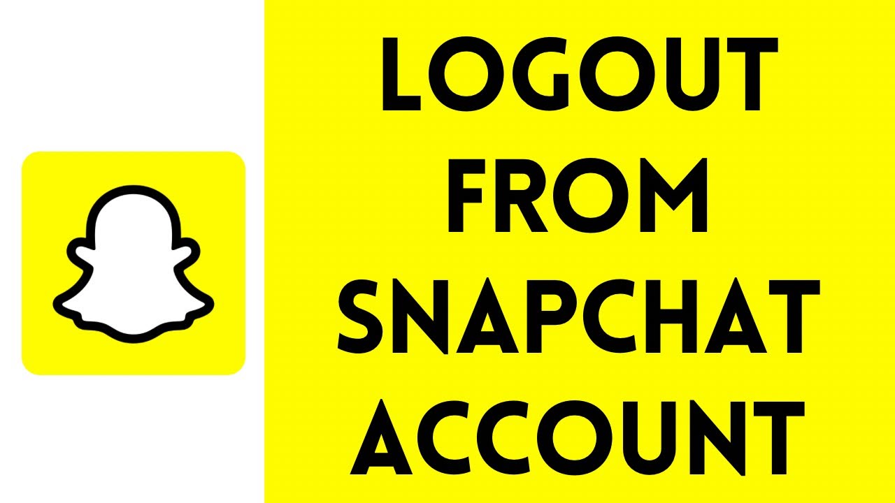 How To Logout Of Snapchat Account - YouTube