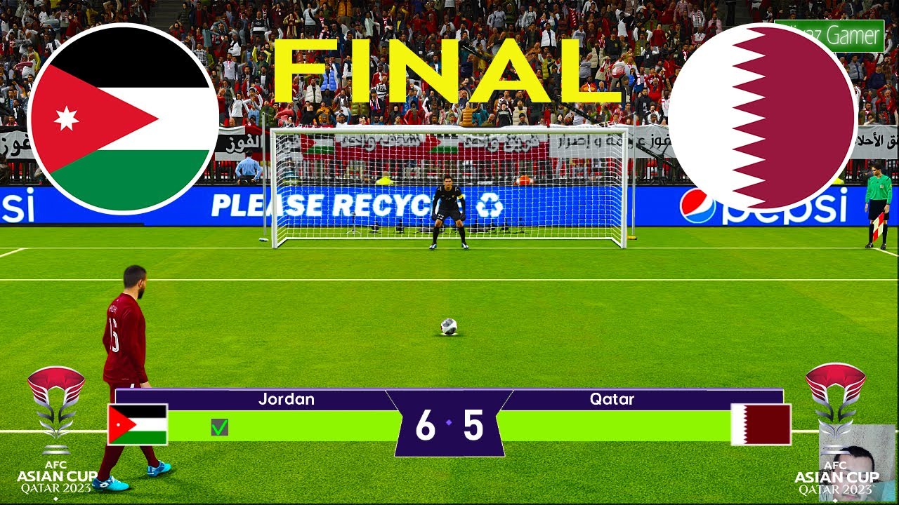 JORDAN vs QATAR | Penalty Shootout | FINAL | AFC Asian Cup 2023 Qatar ...