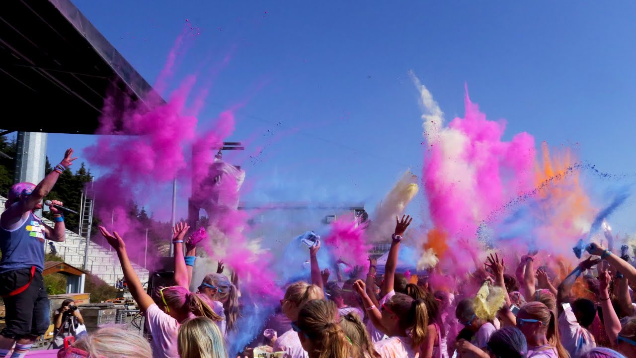 Color me rad! 5K -Oslo, Norway 2015, - YouTube