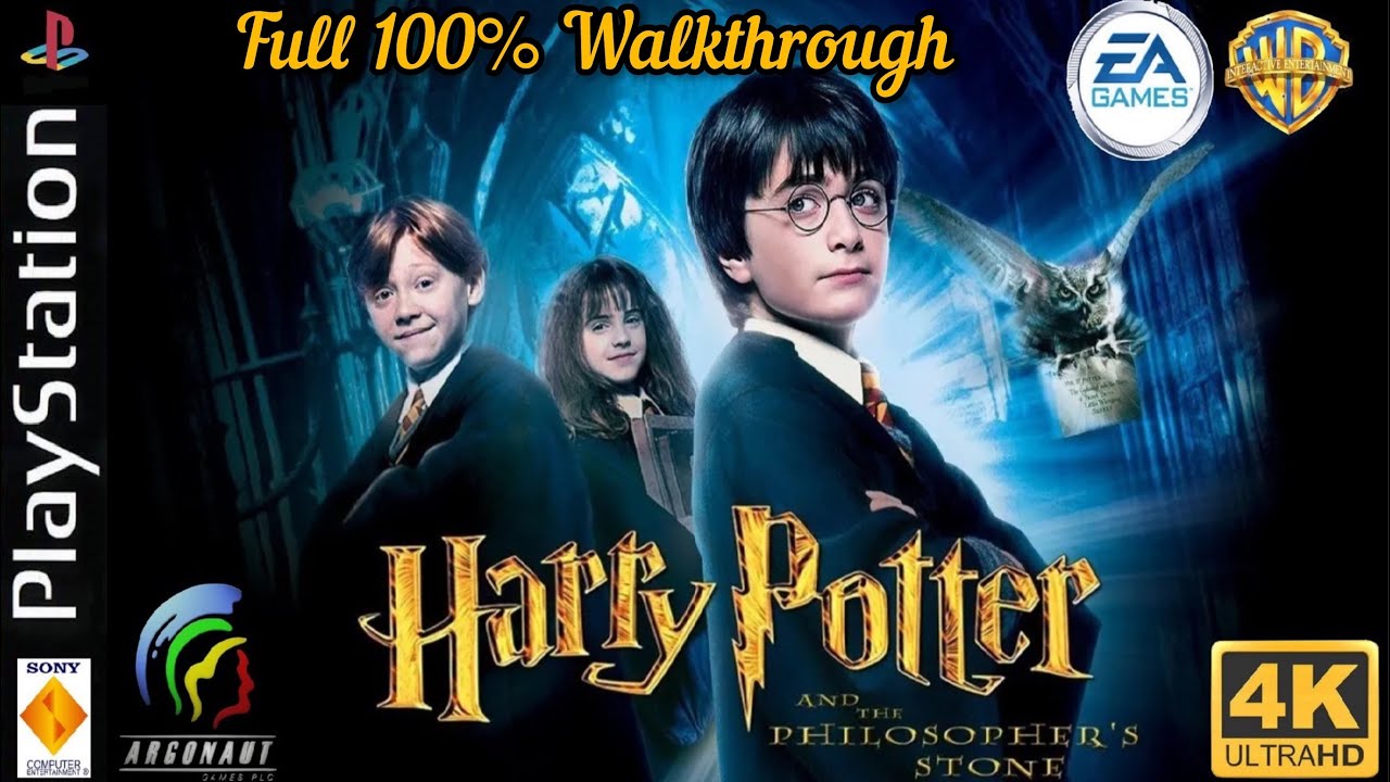 Harry Potter and the Philosopher's Stone [PS1] Full 100% Walkthrough ...