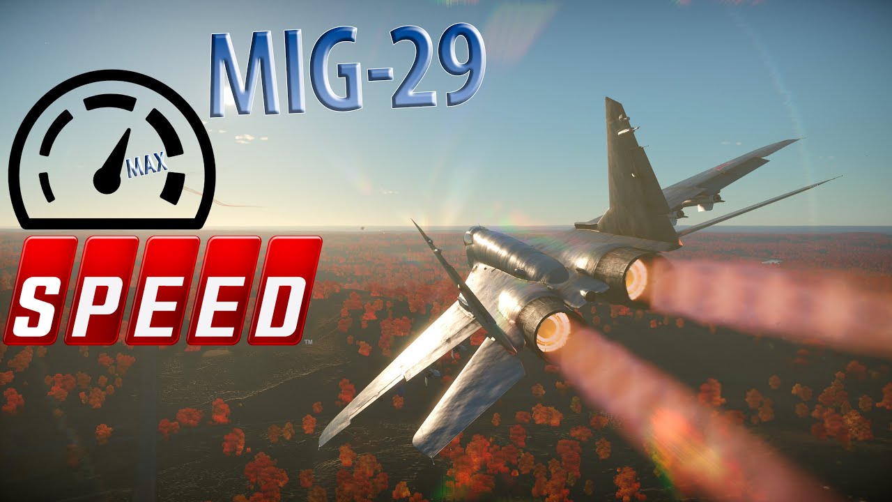 War Thunder MiG 29 Maximum speed - YouTube