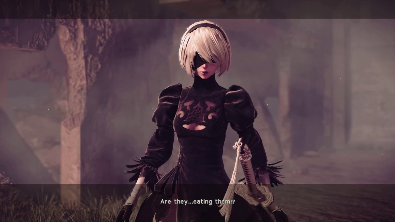 NieR:Automata (PC) - Part 11 - 2B's Story: Eve's All-Out Assault (No ...