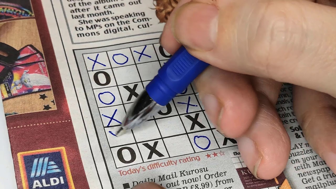 Solving a Kurosu Puzzle - YouTube