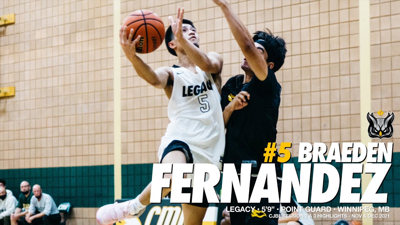 Braeden Fernandez - CJBL Session 2 & 3 Highlights (Nov & Dec 2021 ...