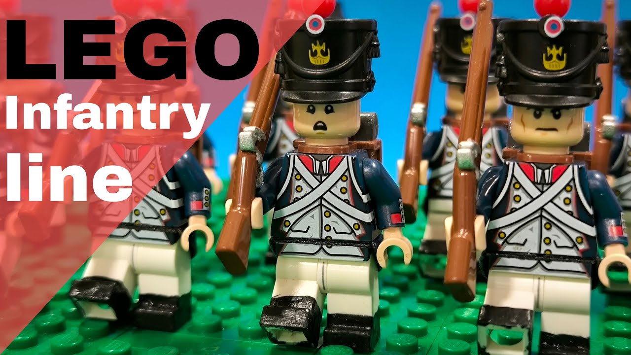 LEGO Napoleonic Wars French Line Infantry MOC - YouTube