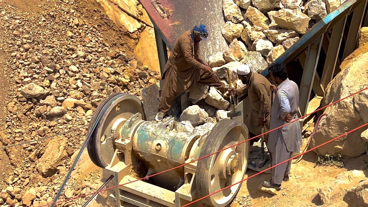 Wow Incredible Work By Quarry Rock Jaw Crusher Machine: Big Rocks ...