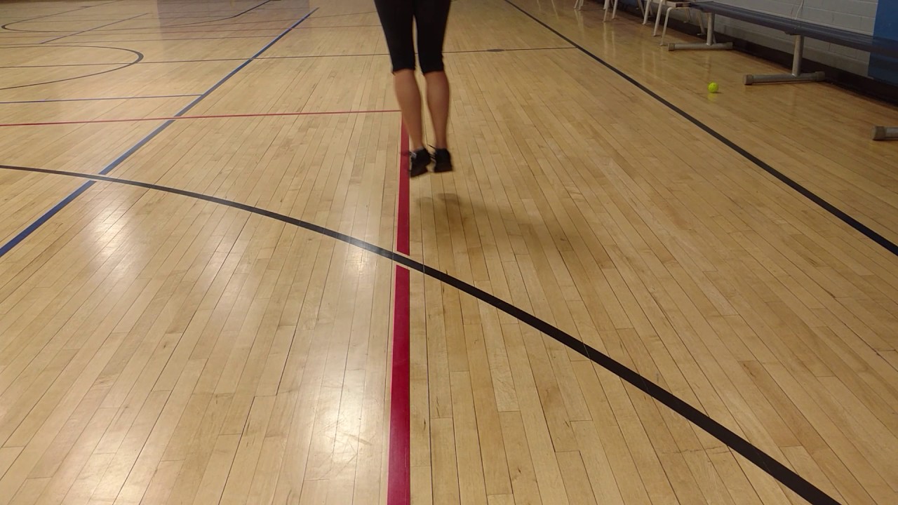 DL backward diagonal hops - YouTube