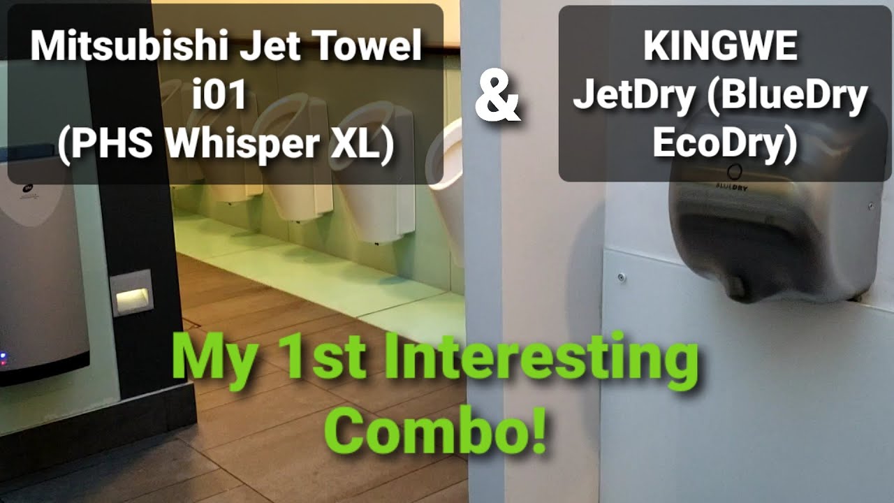 KINGWE JetDry (BlueDry EcoDry) & Mitsubishi JT i01 (PHS Whisper XL) 🚹 ...