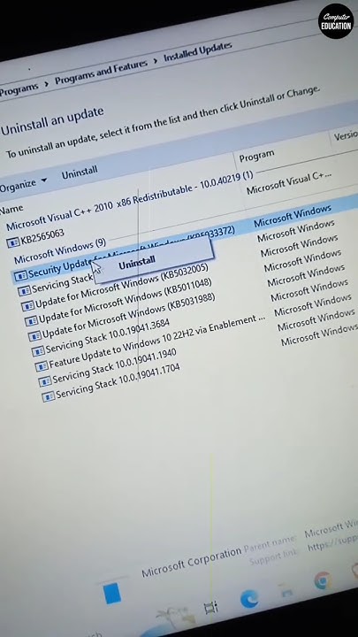 🤫Do This If Windows not working after update | Windows 10 | #windows10 #shorts #pc #update # ...