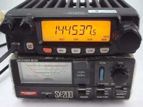 ทดสอบการใช้งาน yaesu ft-2800m - YouTube