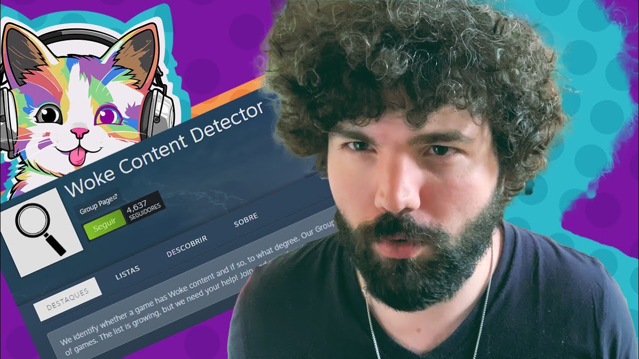 React: Detector de conteúdo Woke na Steam - YouTube