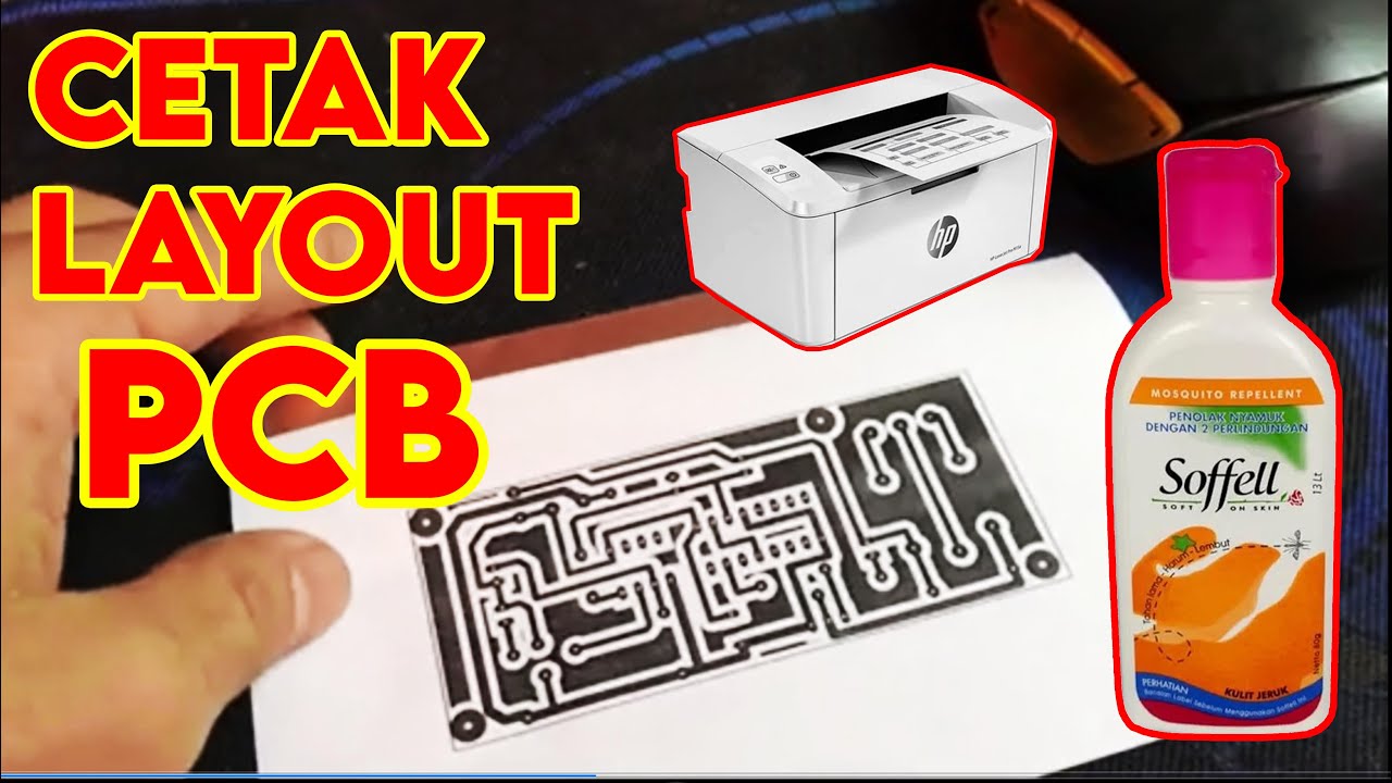 Cara cetak PCB sendiri dengan Mudah Tanpa Ribet - YouTube