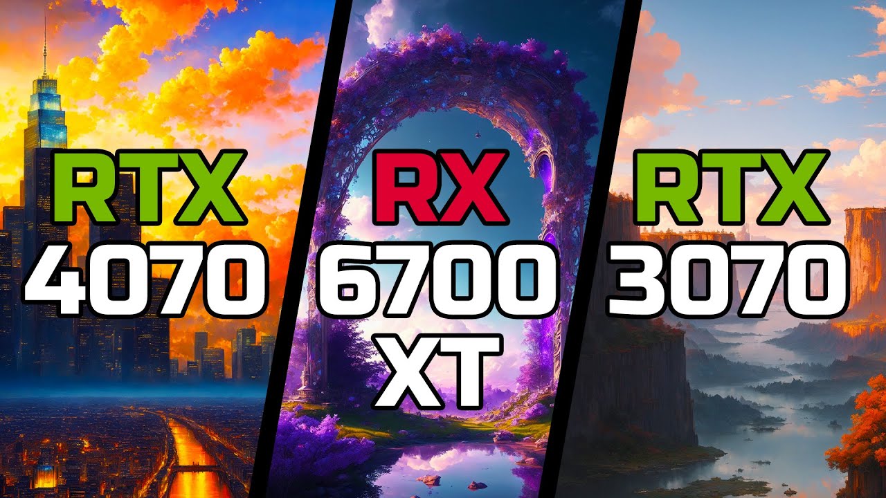 RTX 4070 vs RX 6700 XT vs RTX 3070 - Test in 12 Games - YouTube