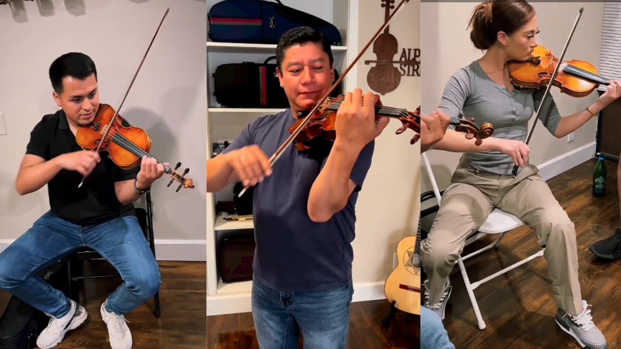 Así estudian los violines del Mariachi Águilas de México 🔥 del maestro ...