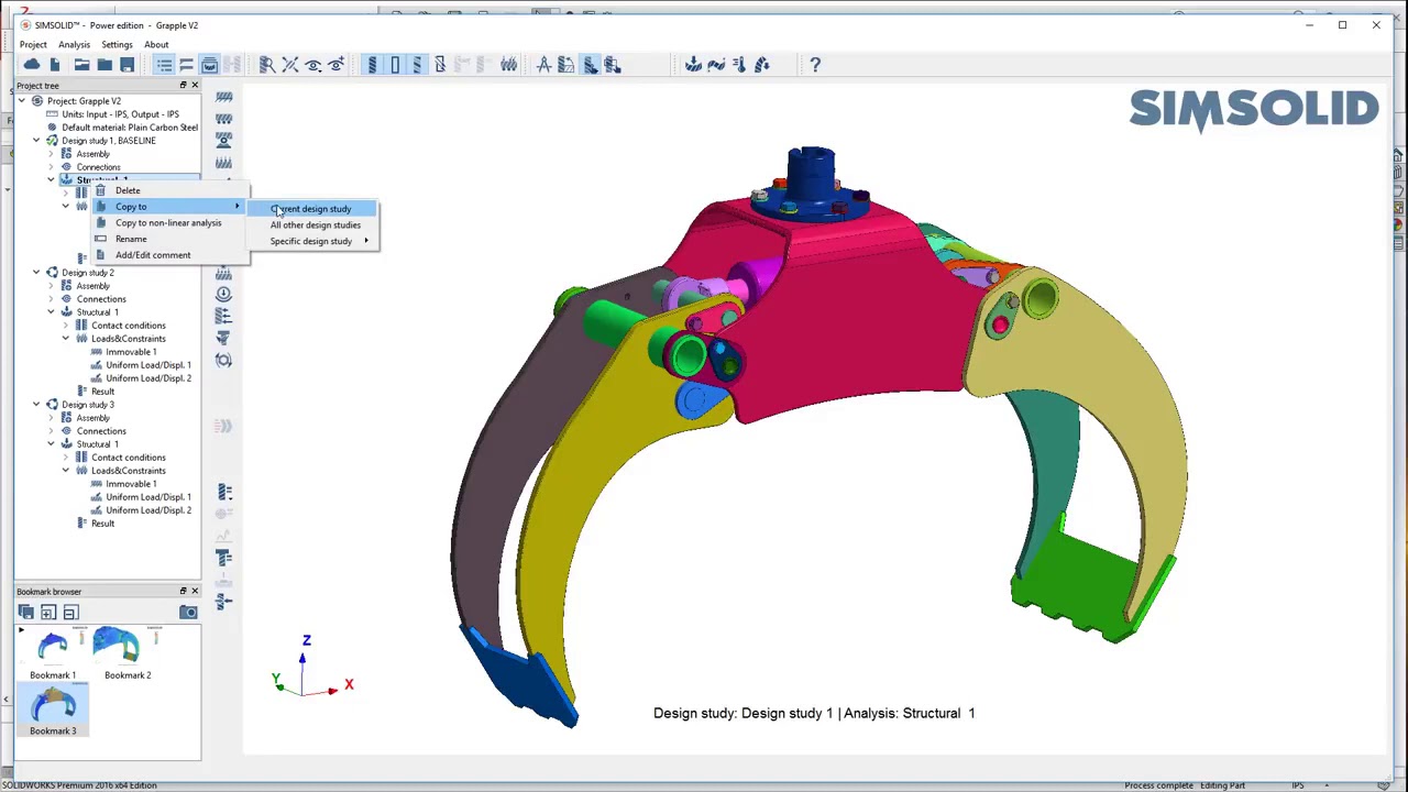 SimSolid design studies - YouTube