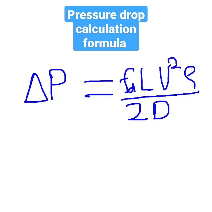 pressure drop calculation basic formula #engineering #engineering ...