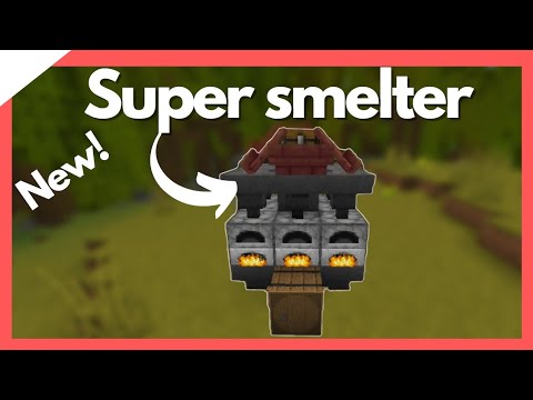 Easy Super Smelter in Minecraft! 1.19 l Tutorial - YouTube